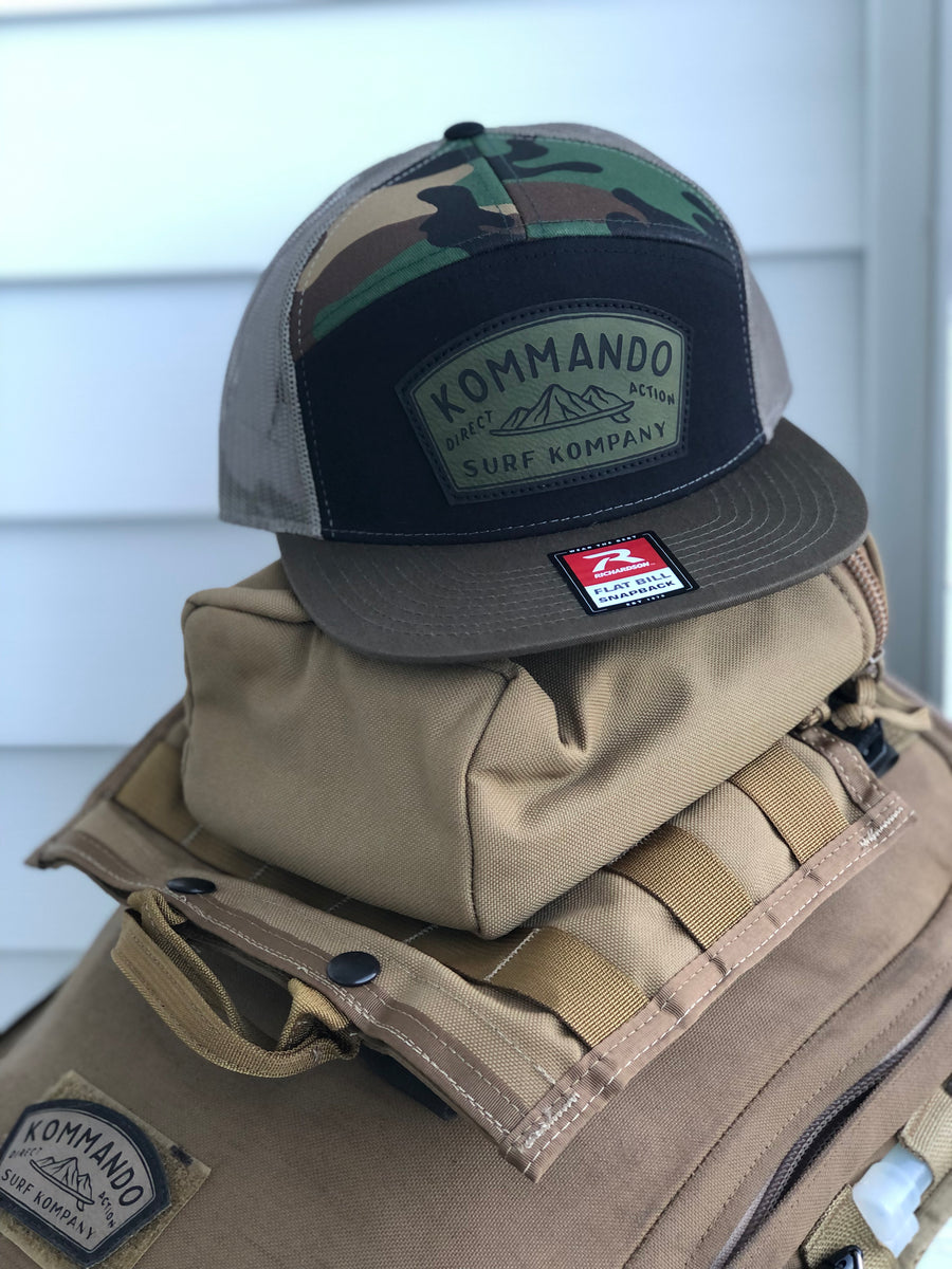 SOCAL STACKJUMPER - 7panel M-81 w/green patch – Kommando Surf Kompany